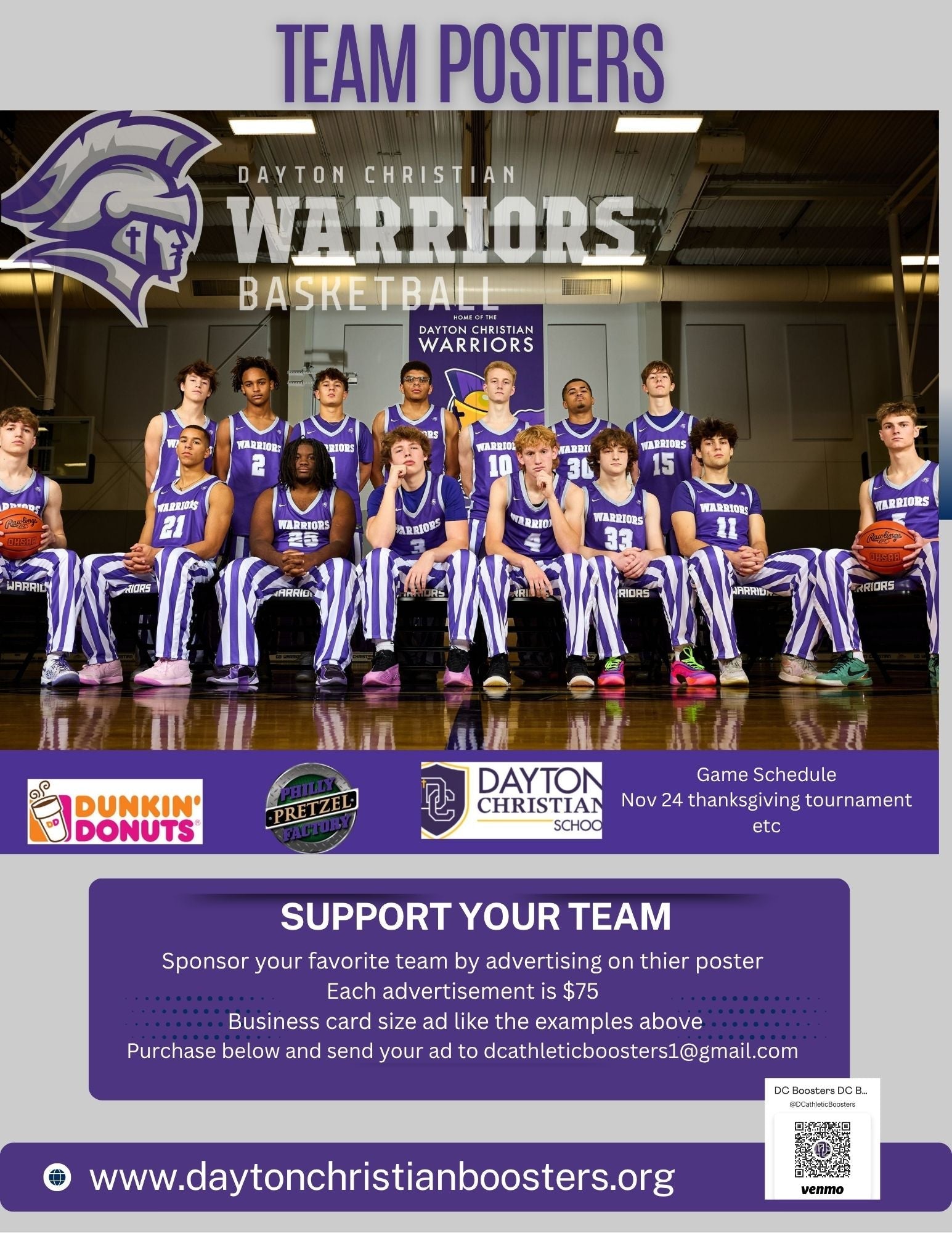 Team Posters – Dayton Christian Athletic Boosters